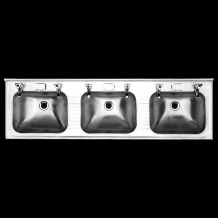 Stainless steel hand wash basins | Wall mounted industrial basins