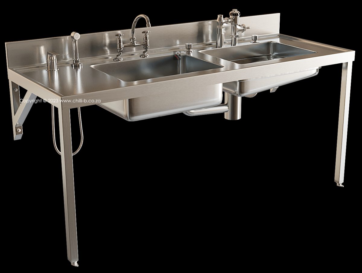 Linen sluice sink for hospitals | Chilli-B - Chilli-B